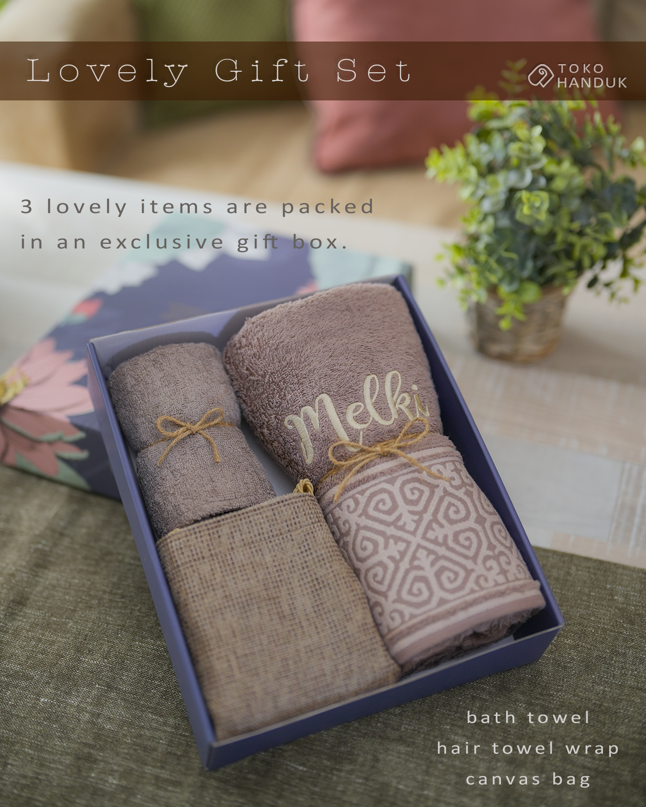 Toko Handuk - Custom Kado Handuk Couple & Satuan